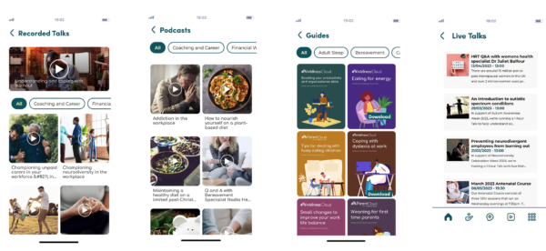 Wellbeing app - Wellness Cloud